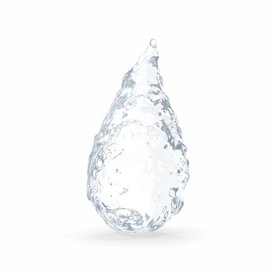 Ice Drop 3D Model - TurboSquid 2218277