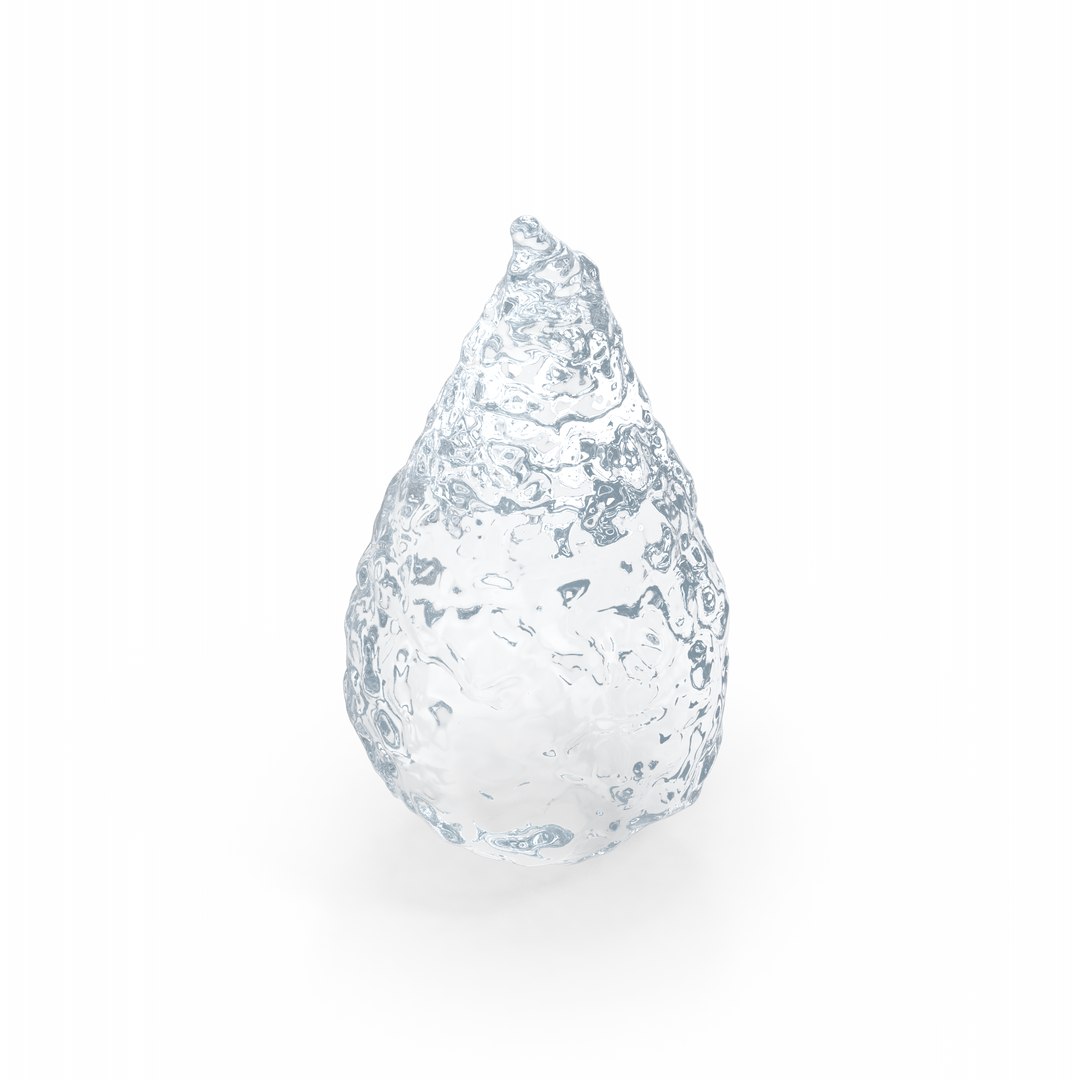 Ice Drop 3D Model - TurboSquid 2218277