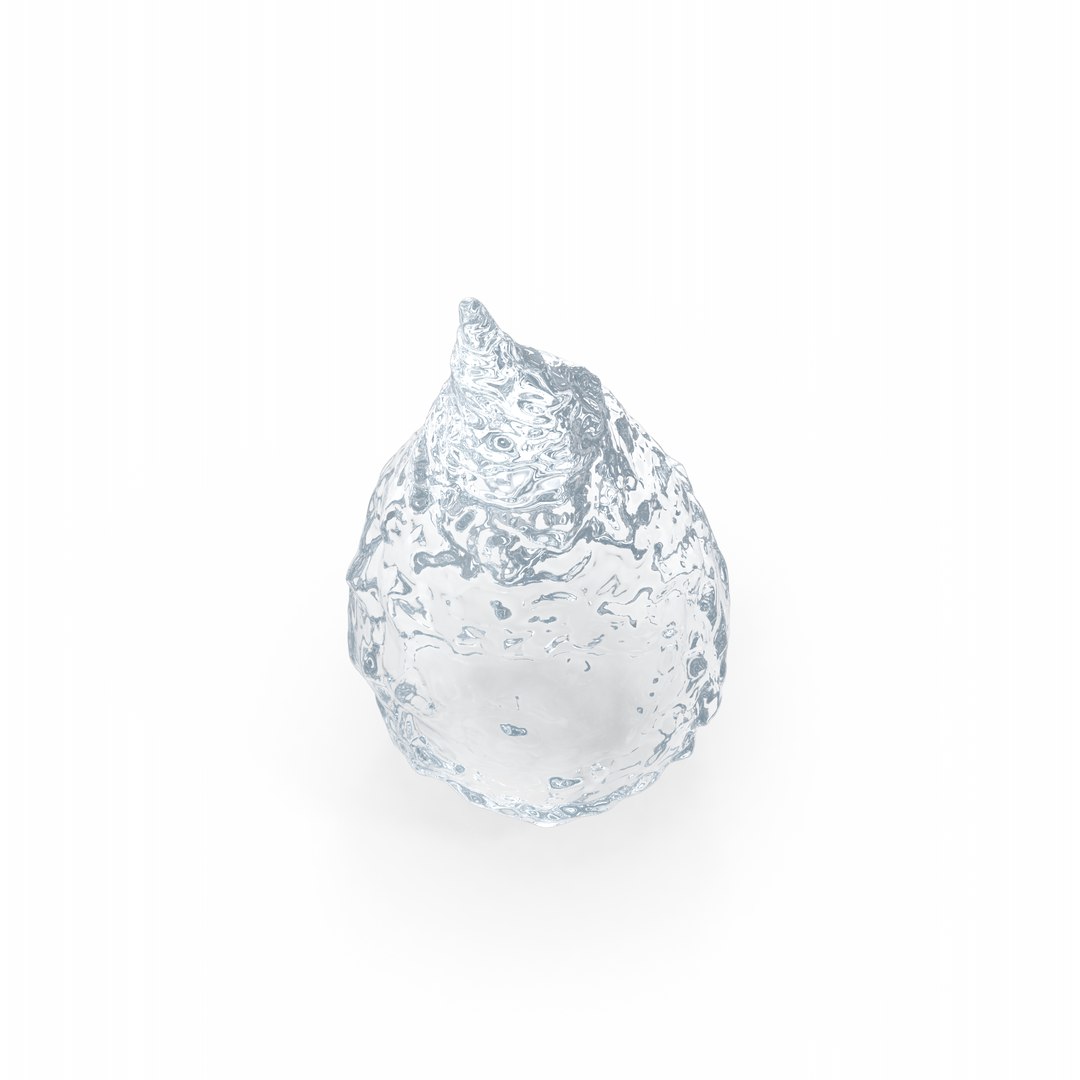 Ice Drop 3D Model - TurboSquid 2218277