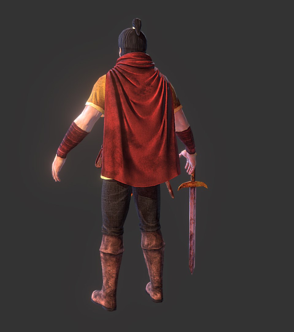 3D Model Medieval Explorer Hero - TurboSquid 1208872