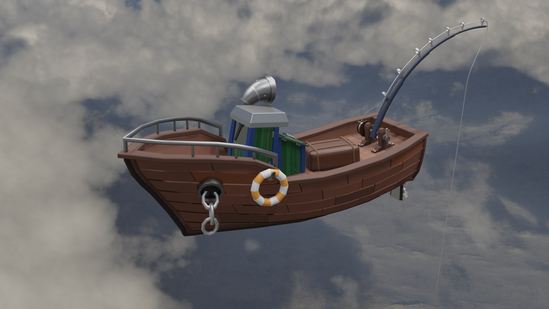 3D Fishing Boat Model - TurboSquid 1797409