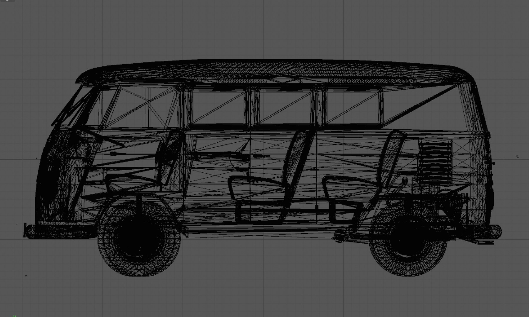 3D Volkswagen Type 1 Bus Van - TurboSquid 1994828