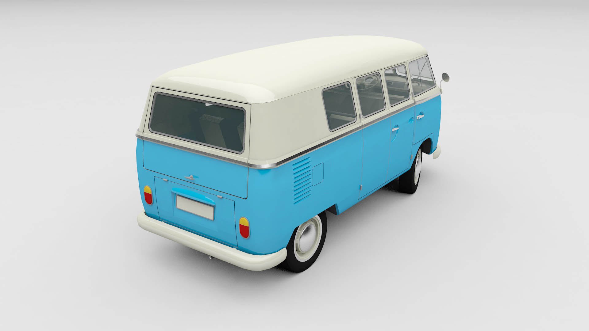 3D Volkswagen Type 1 Bus Van - TurboSquid 1994828