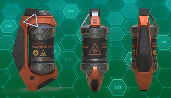 Free 3D Sci-Fi-Grenade Models | TurboSquid