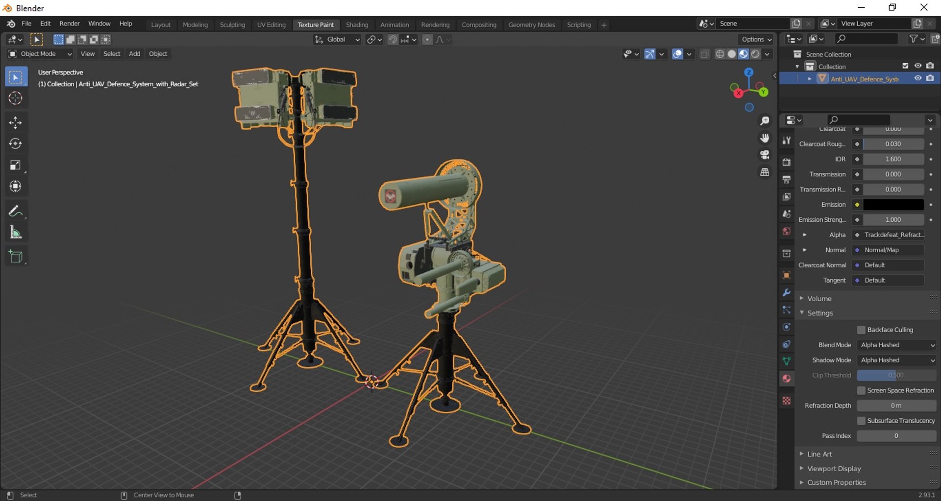 Anti UAV Defence System with Radar Set model - TurboSquid 1773067