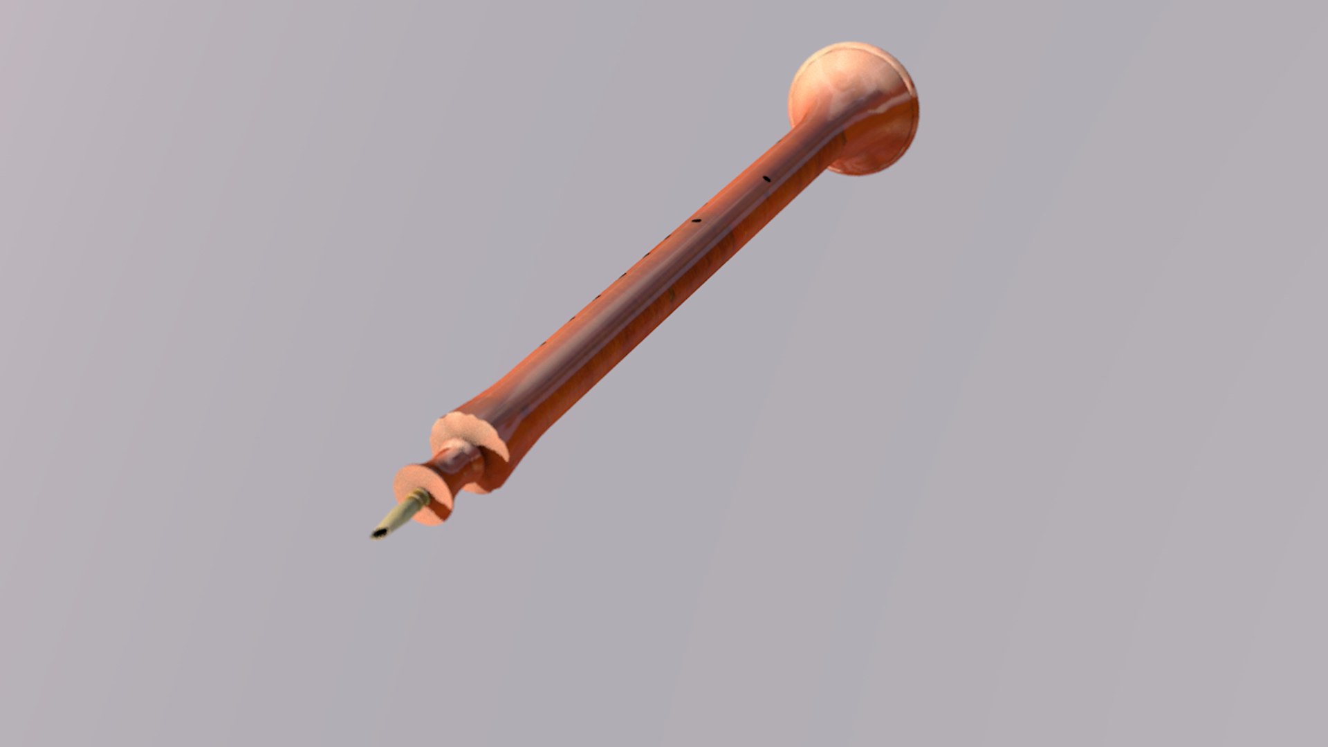 Shawm Woodwind Musical Instrument Model - TurboSquid 1465059