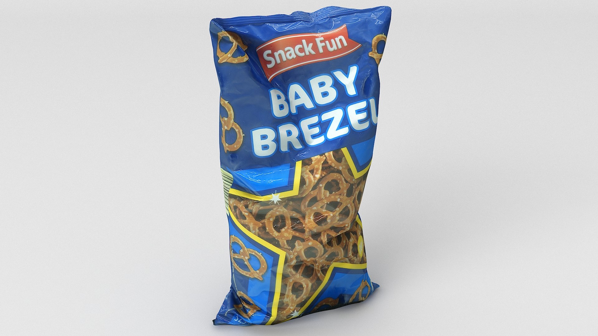 3D Model Pretzel Package - TurboSquid 1703262