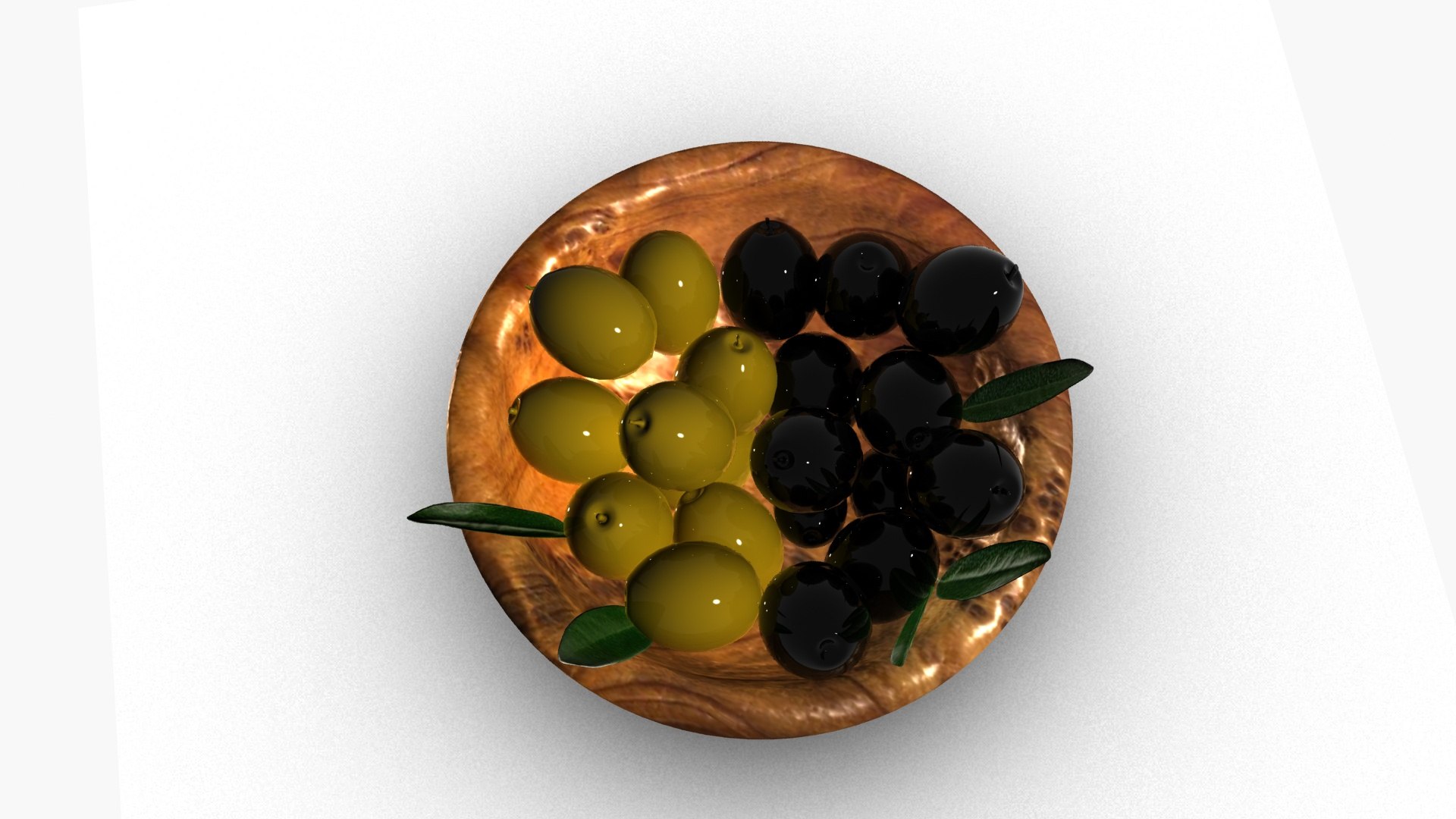 Olives In Bowl Model - TurboSquid 2126752
