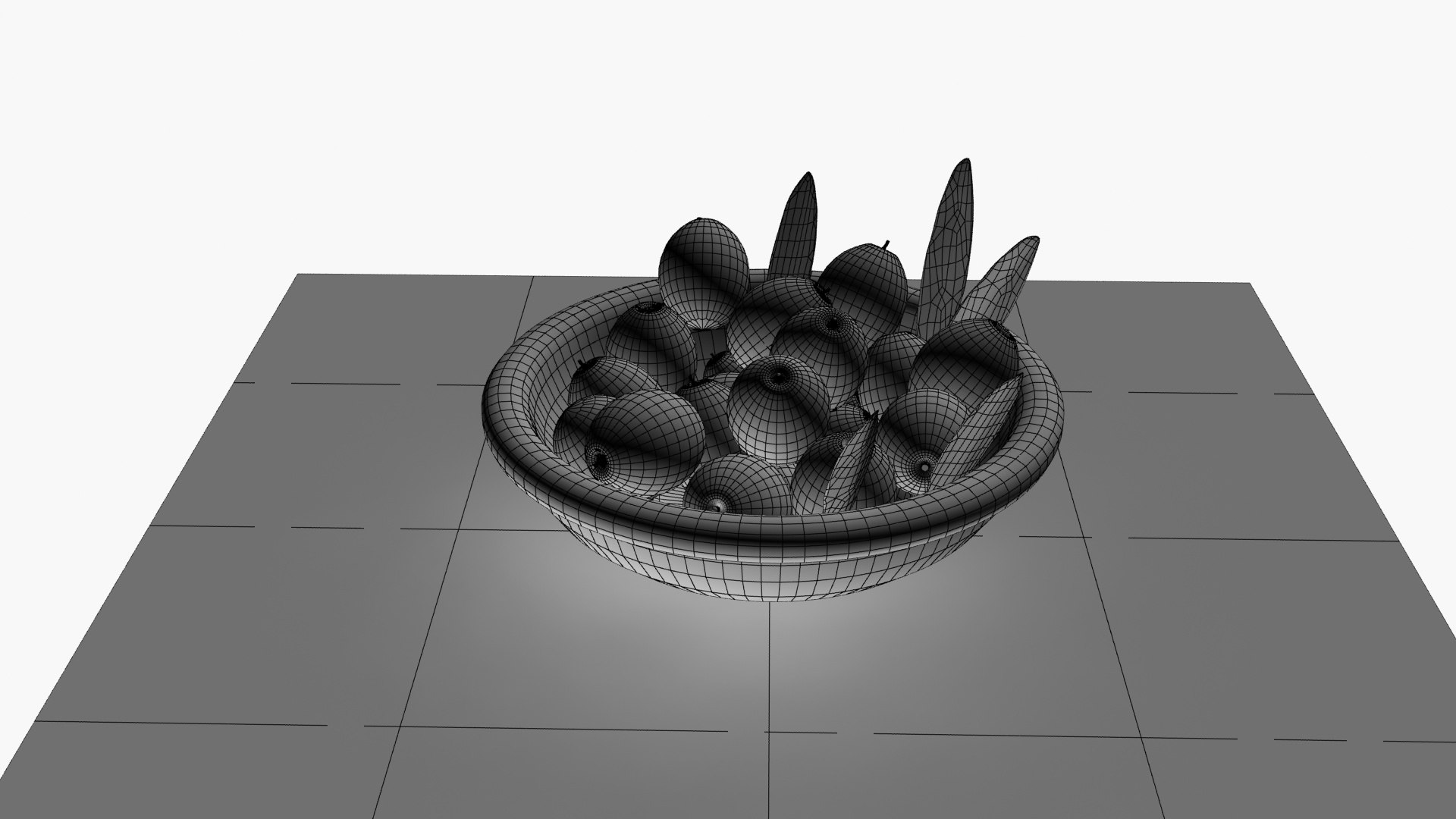 Olives In Bowl Model - TurboSquid 2126752