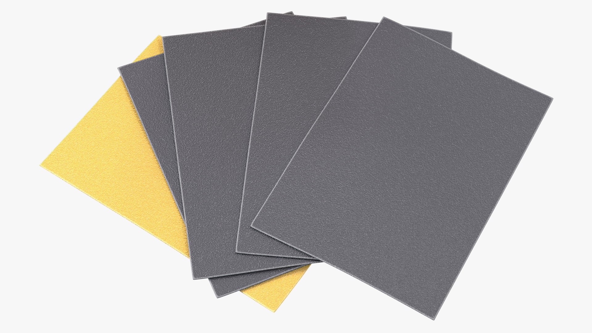 3D Sandpaper Pack Dura Gold Model - TurboSquid 2100753