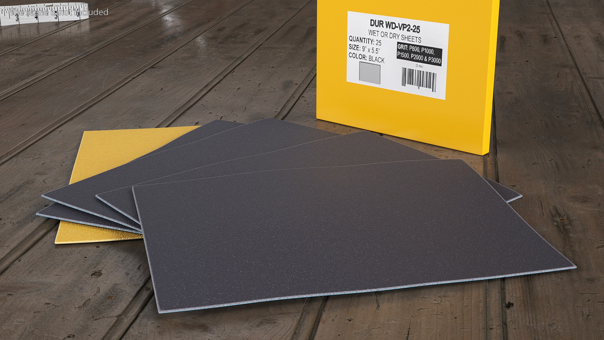 3D Sandpaper Pack Dura Gold Model - TurboSquid 2100753