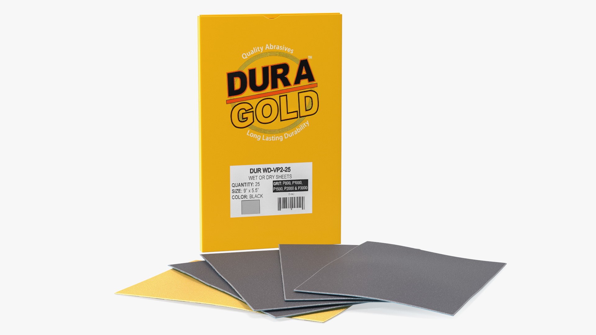 3D Sandpaper Pack Dura Gold Model - TurboSquid 2100753
