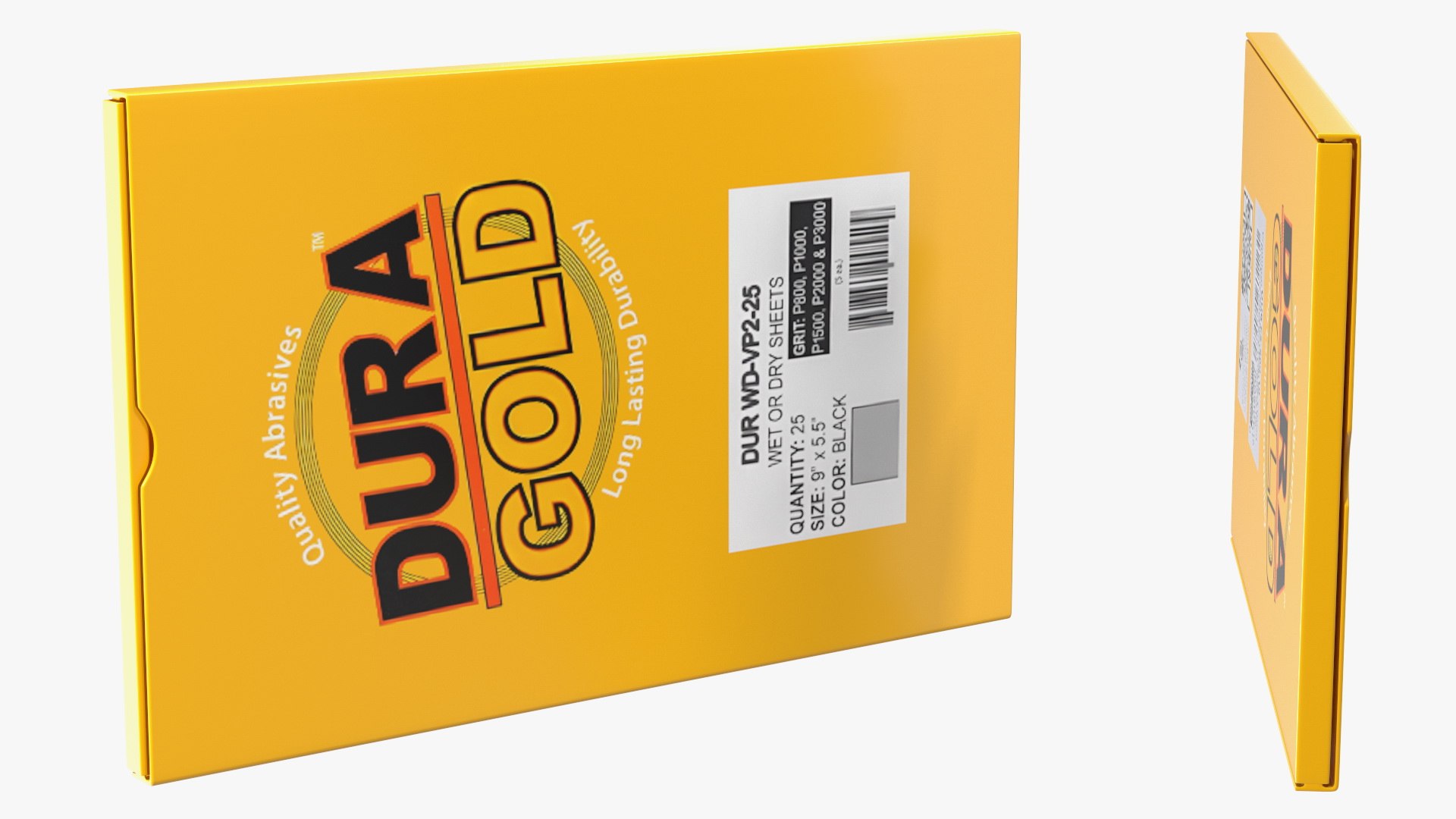 3D Sandpaper Pack Dura Gold Model - TurboSquid 2100753