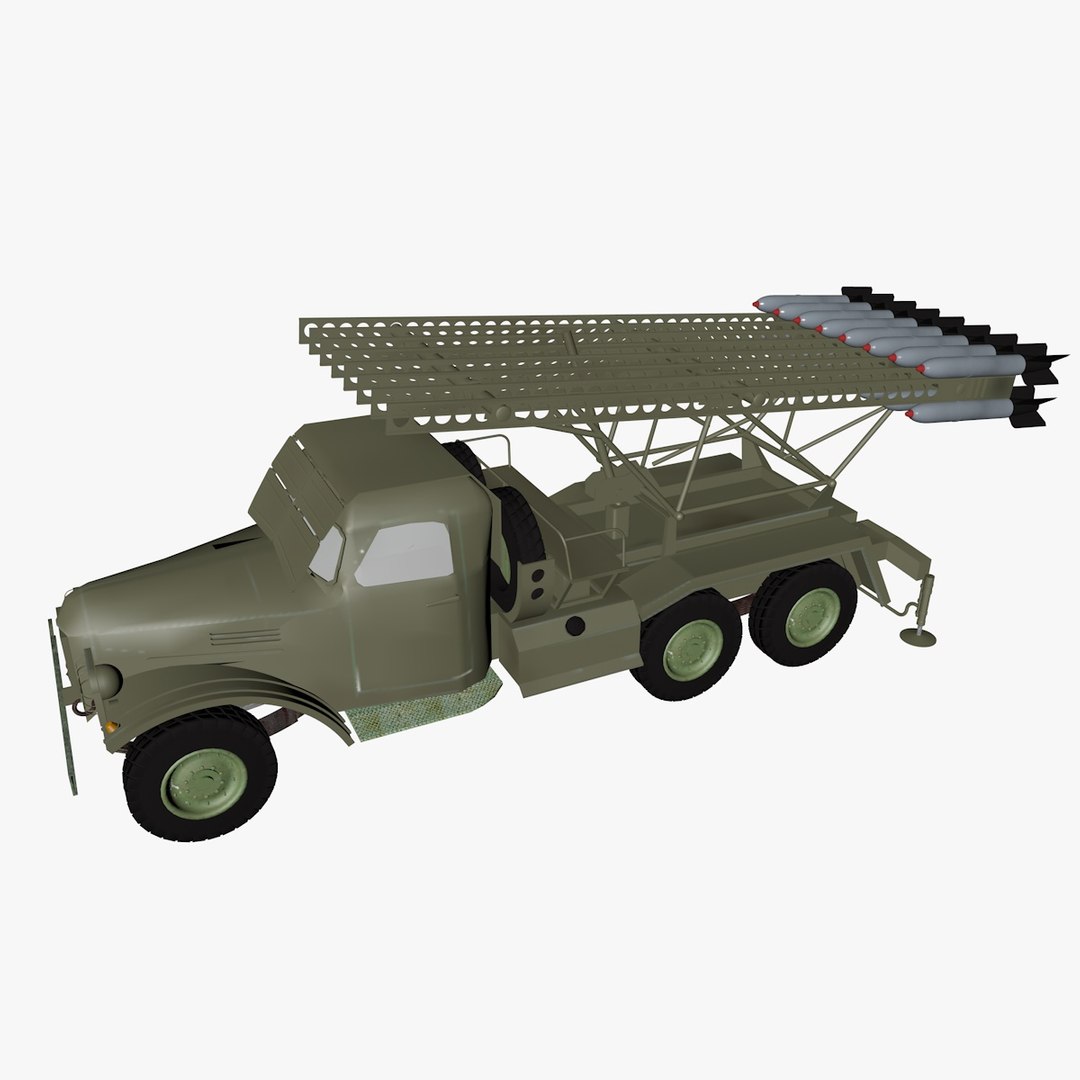 BM-13 Katyusha 3D model - TurboSquid 1844435