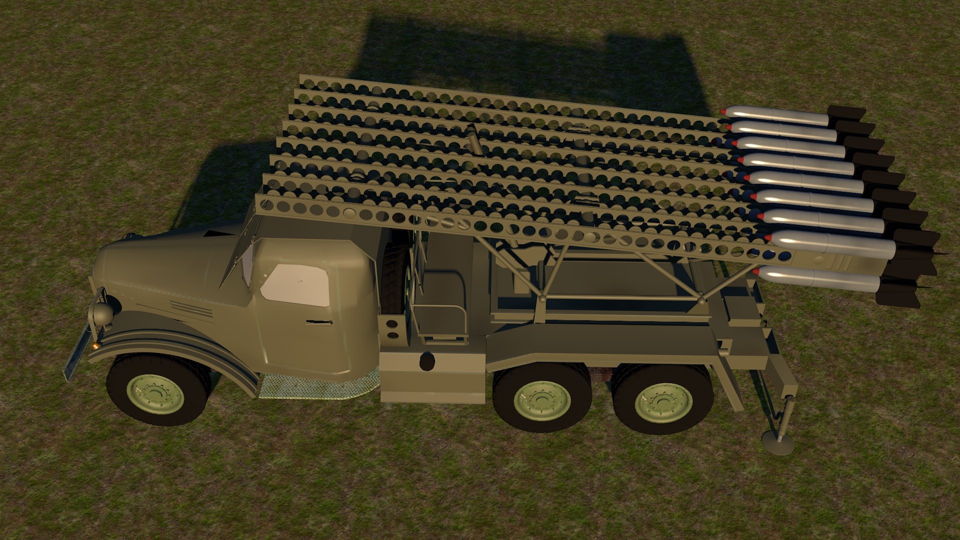 BM-13 Katyusha 3D Model - TurboSquid 1844435