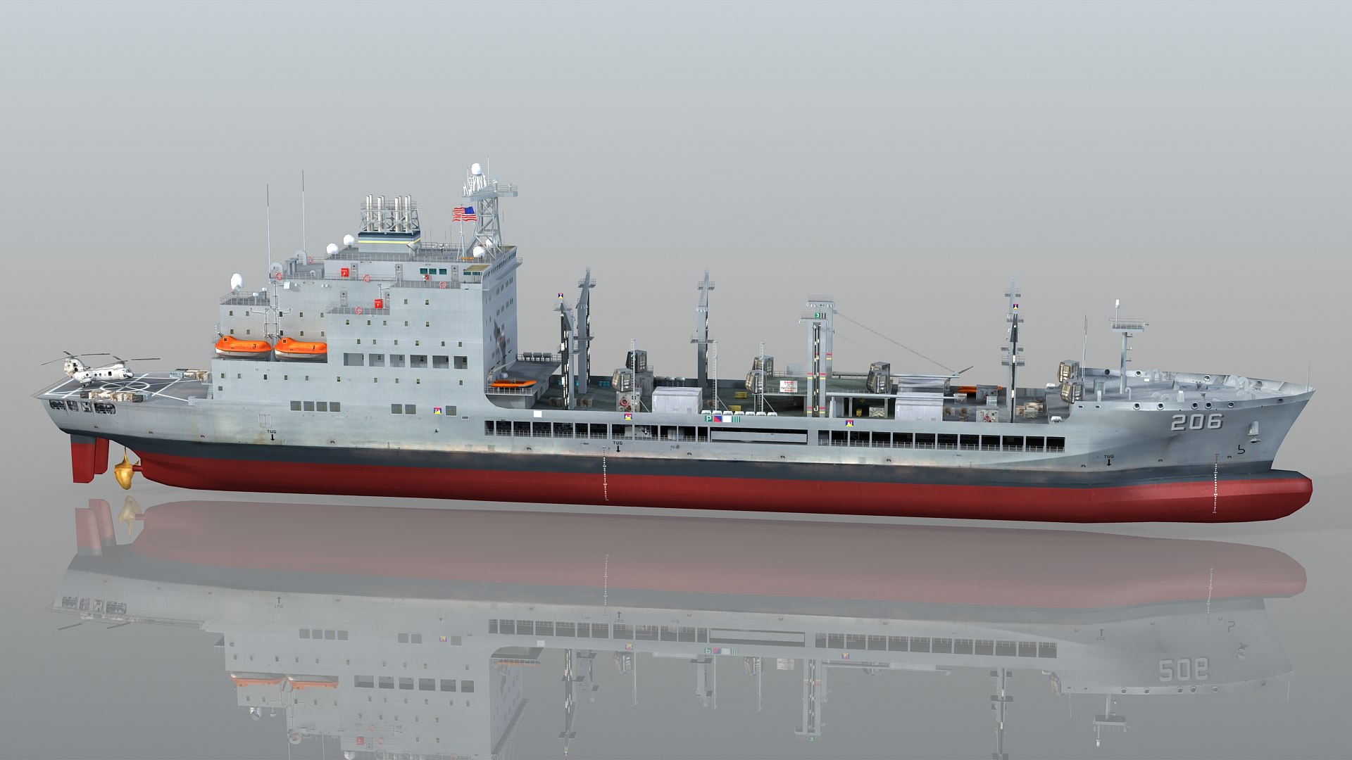 3D USNS Harvey Milk T-AO-206 - TurboSquid 2074483