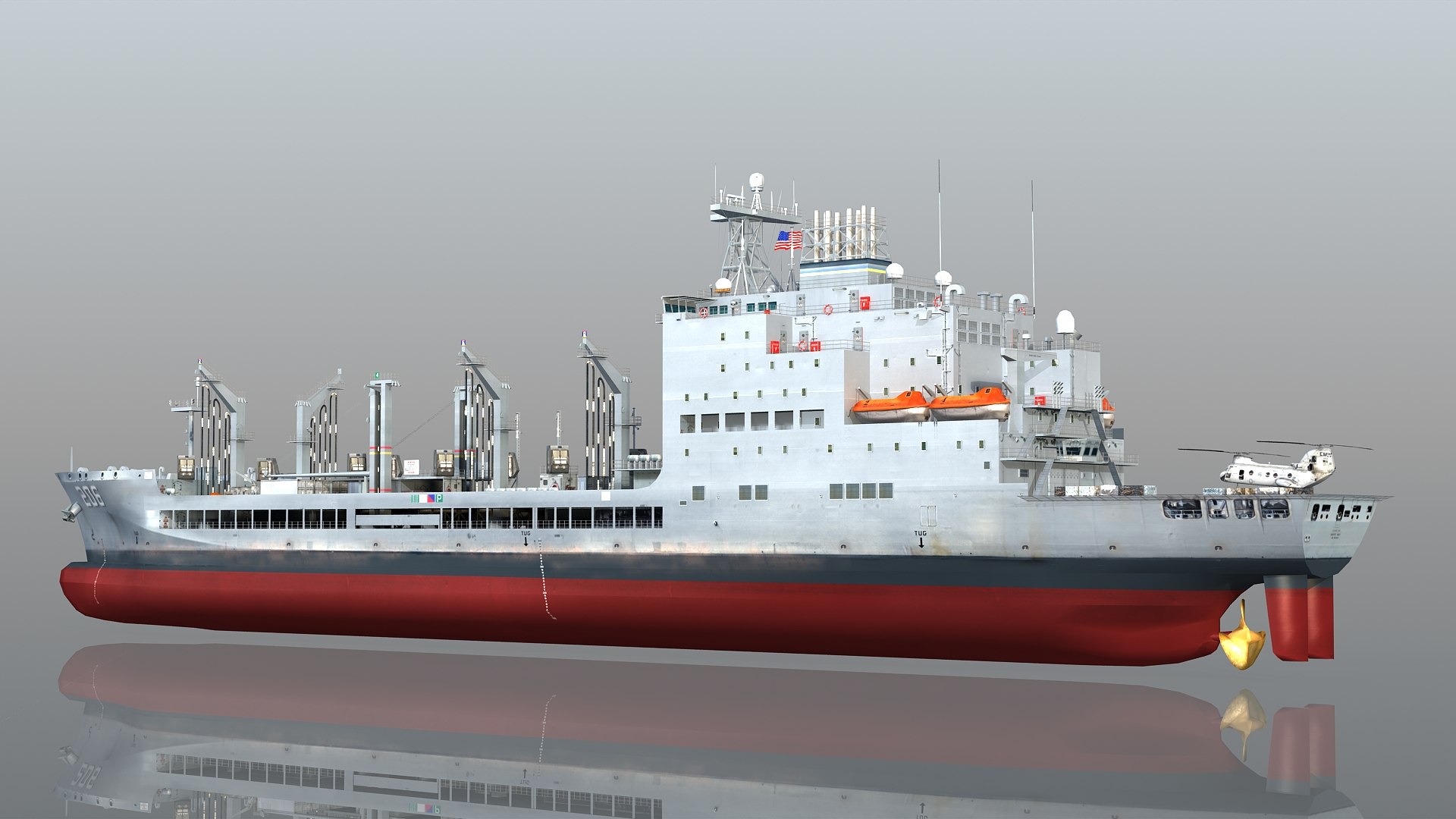3D USNS Harvey Milk T-AO-206 - TurboSquid 2074483
