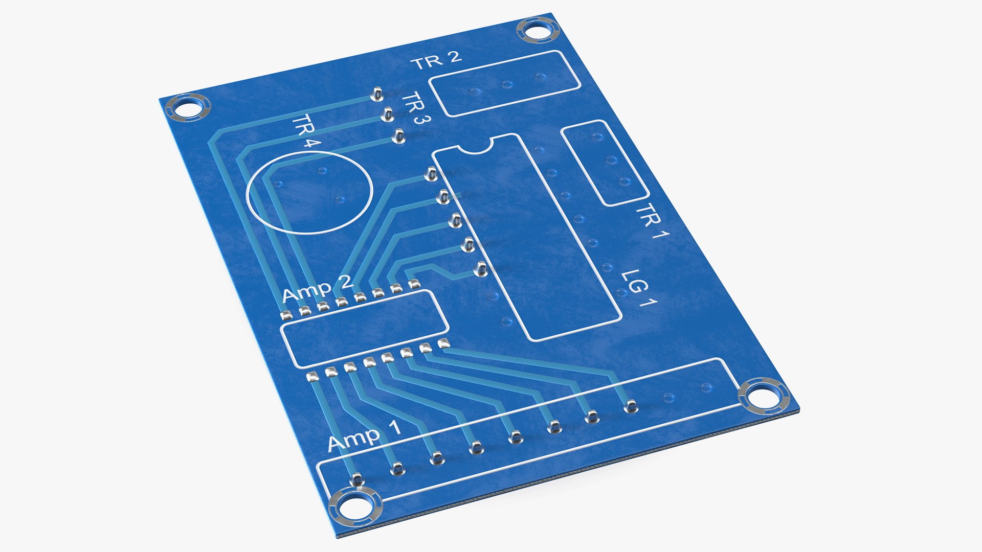 Printed Circuit Board 3D Model - TurboSquid 1664960