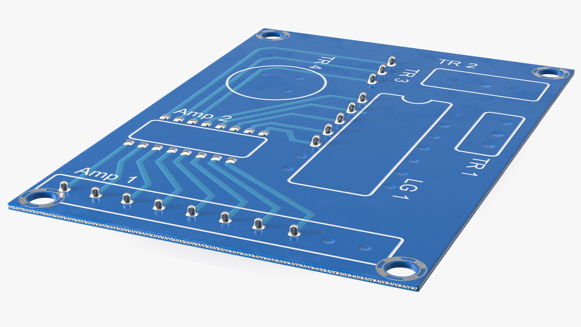 Printed Circuit Board 3D Model - TurboSquid 1664960