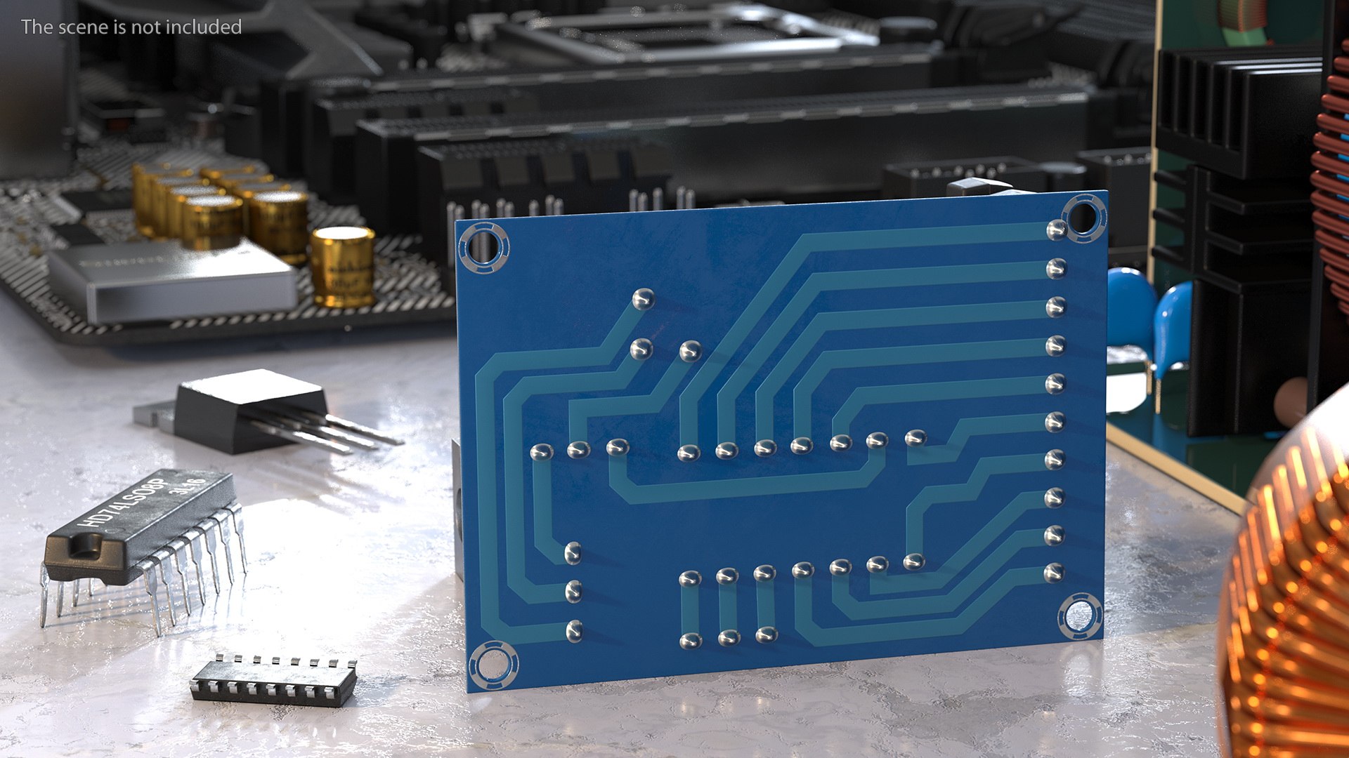 Printed Circuit Board 3D Model - TurboSquid 1664960