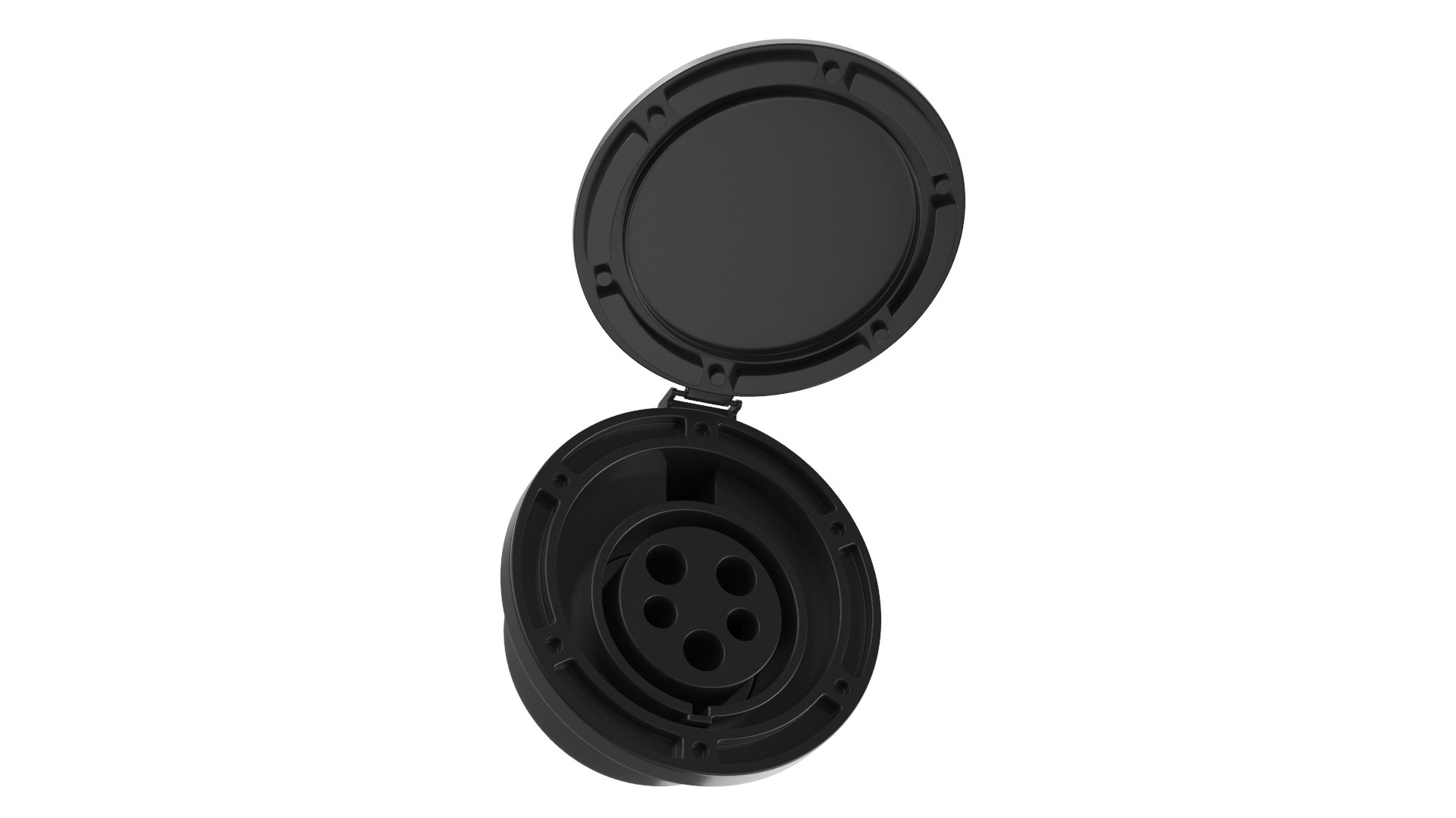 Electric Car Charger Socket 3D Model - TurboSquid 1887427
