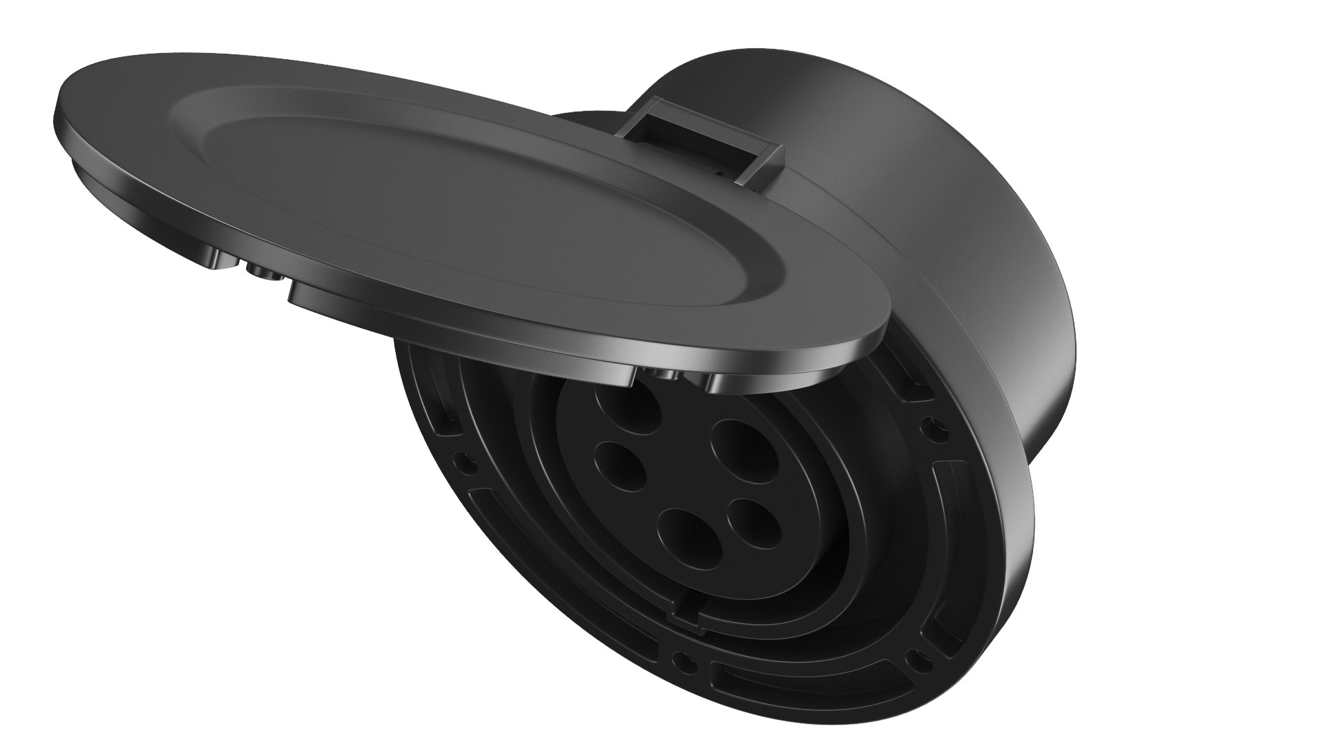 Electric Car Charger Socket 3D Model - TurboSquid 1887427