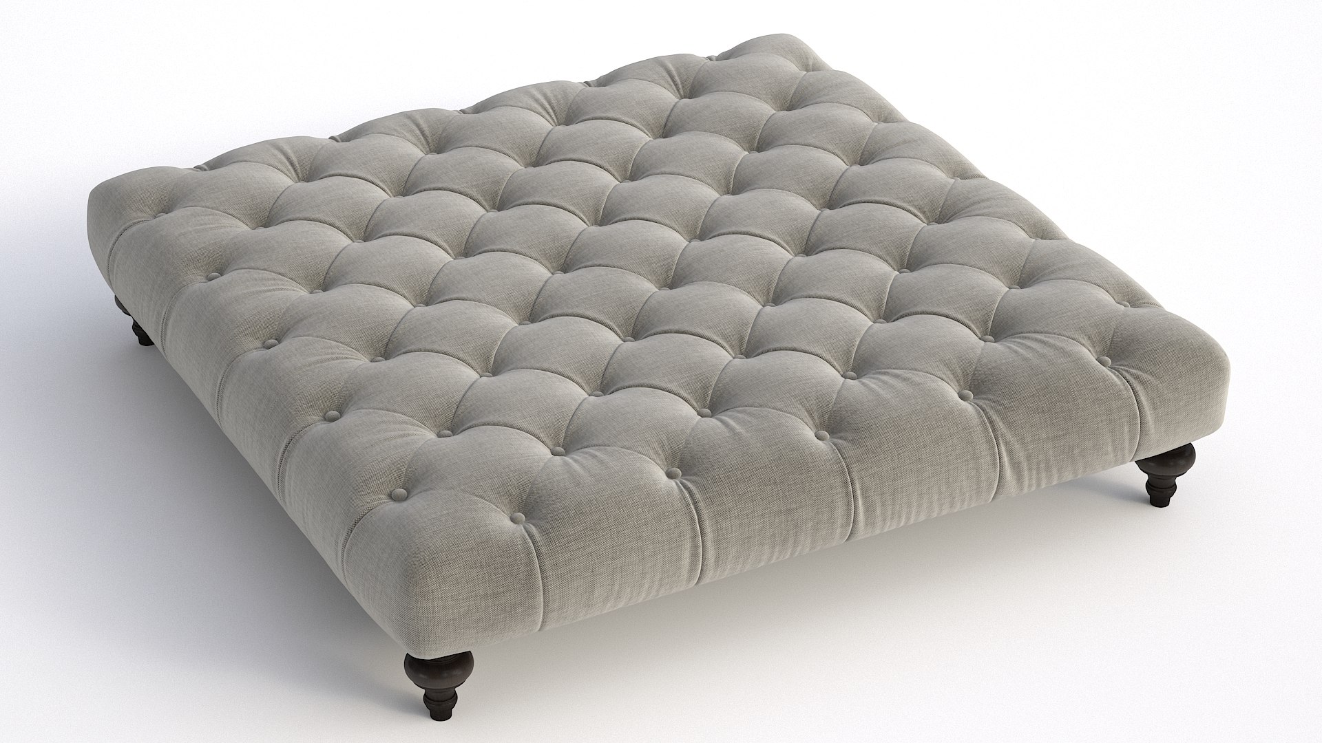3D Pouf Chesterfield Model - TurboSquid 1843561