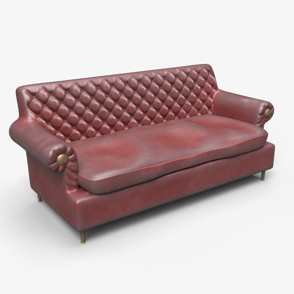 Leather Sofa Maya Models for Download | TurboSquid