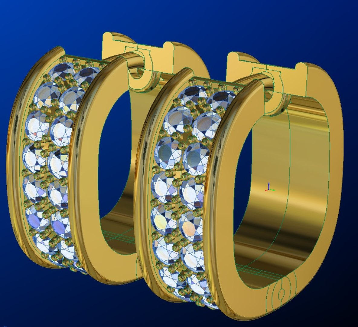 3D model earring - TurboSquid 1543263