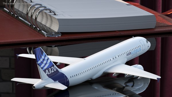 Airbus A320 Scale Model 3D model - TurboSquid 1766910