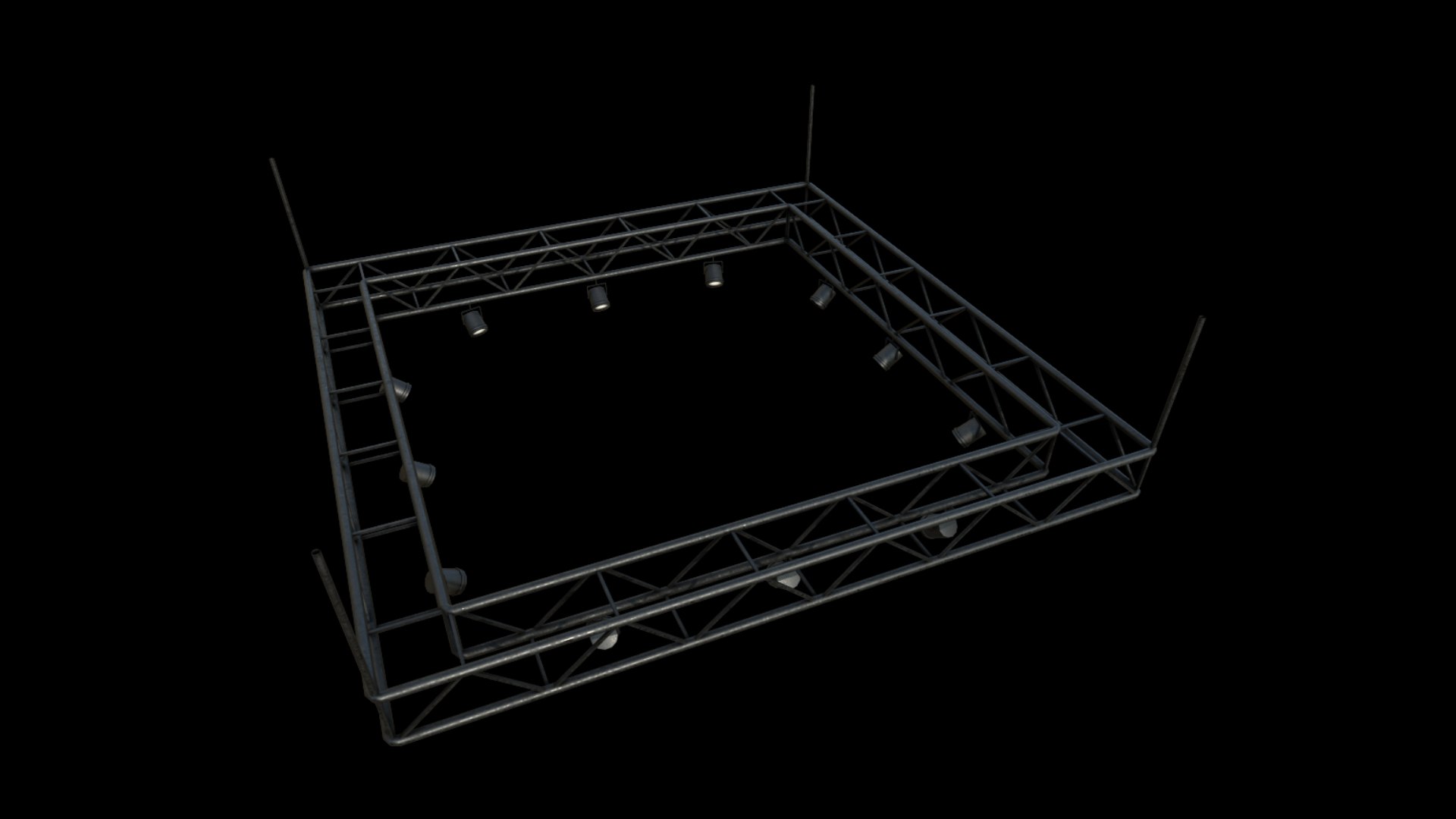 3D Boxing Ring Pack - TurboSquid 2099238