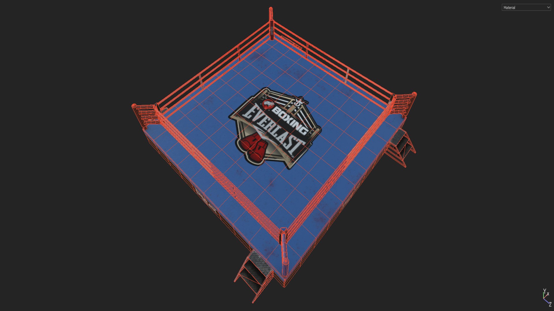 3D Boxing Ring Pack - TurboSquid 2099238