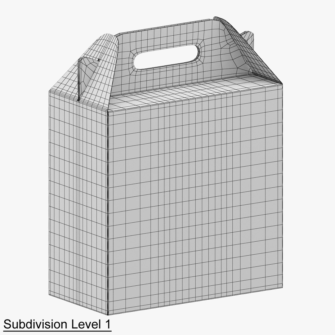 3D Packaging Box 02 - TurboSquid 1375428