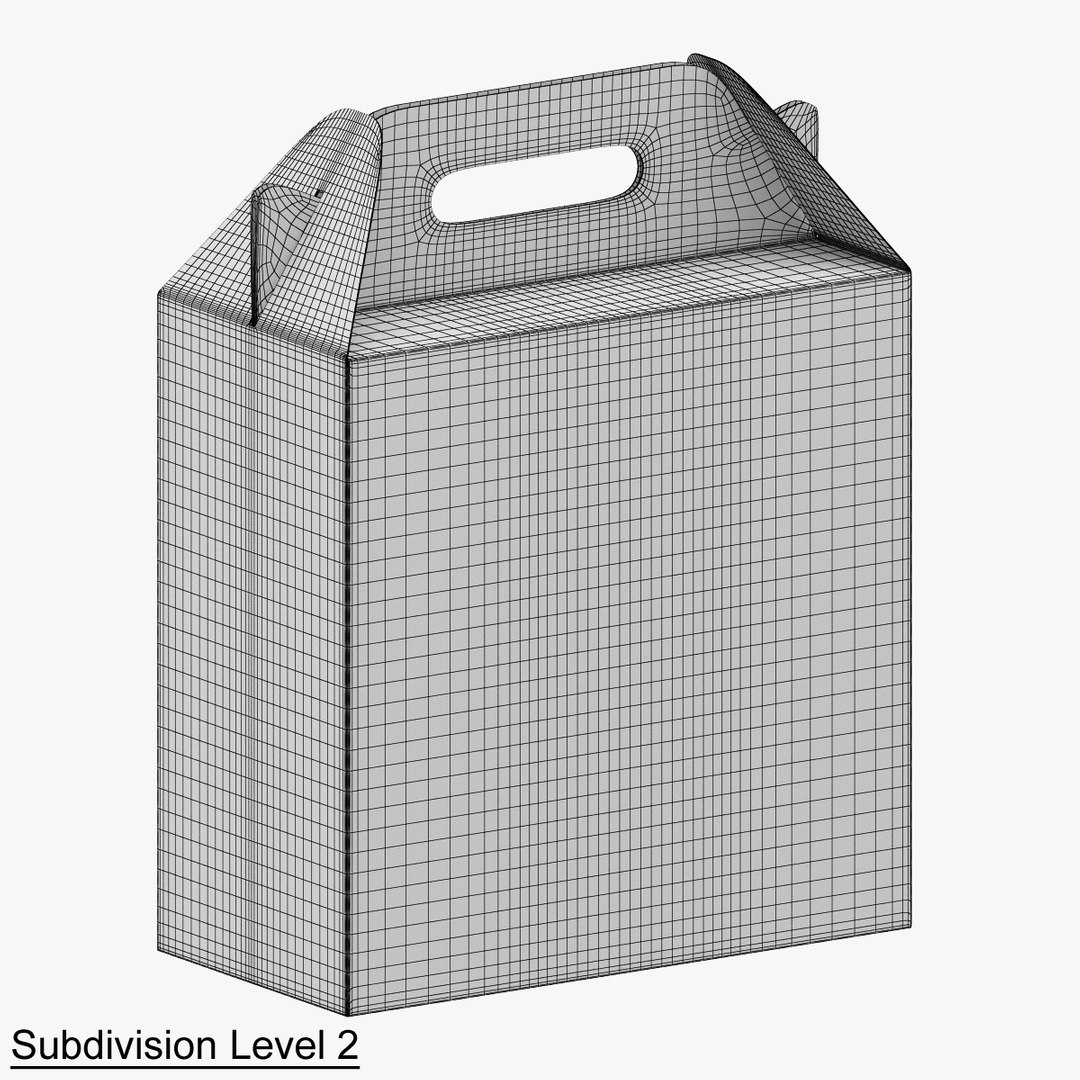 3D Packaging Box 02 - TurboSquid 1375428
