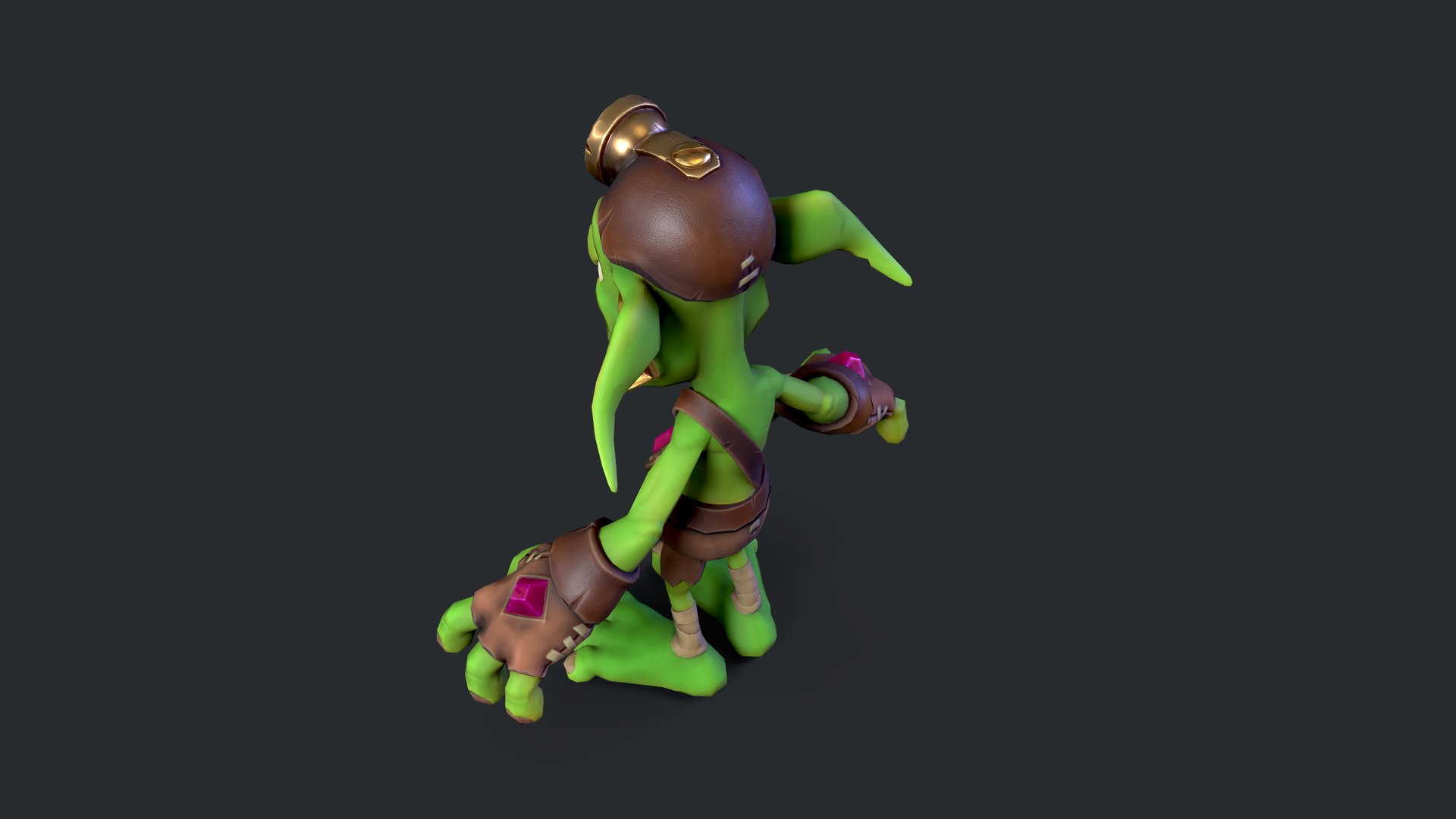 3D Cartoon Tall Goblin model - TurboSquid 1874933
