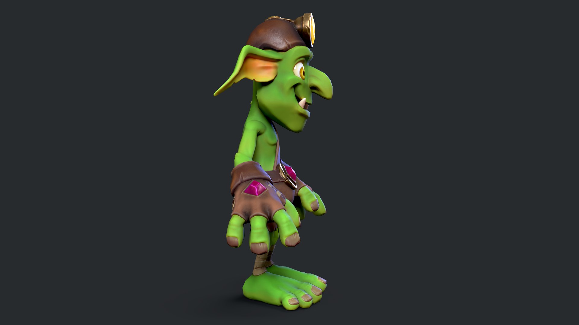 3D Cartoon Tall Goblin model - TurboSquid 1874933