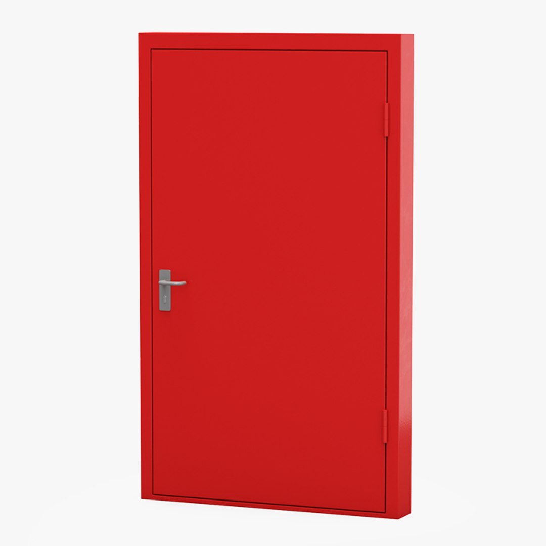 Fire Security Door model - TurboSquid 2065229