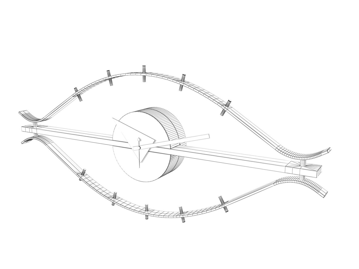 Free Eye Clock 3D - TurboSquid 1308586