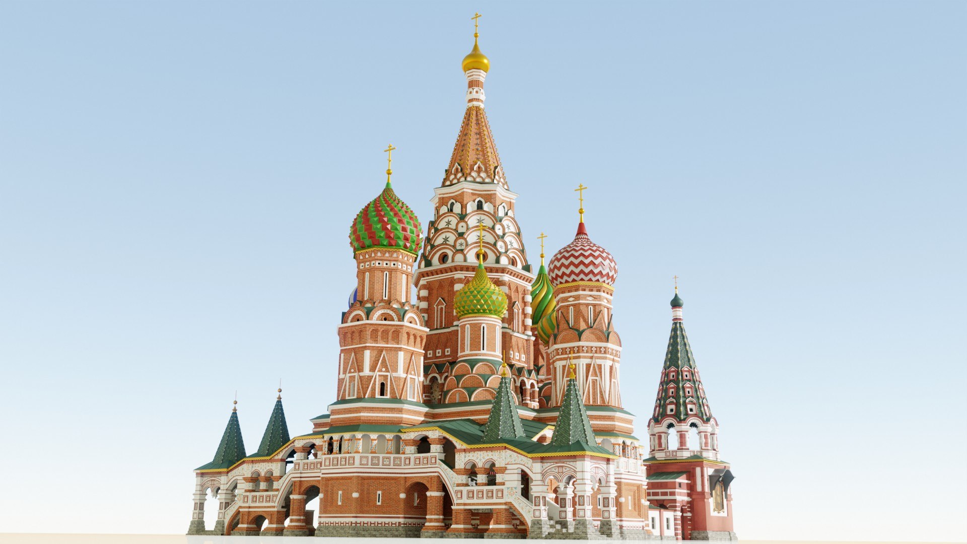 Saint Basil Church 3D Model - TurboSquid 1792708