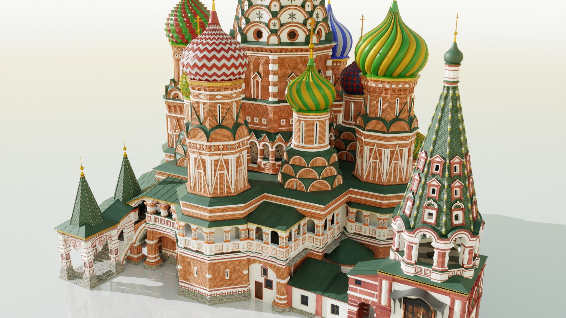 Saint Basil Church 3D Model - TurboSquid 1792708