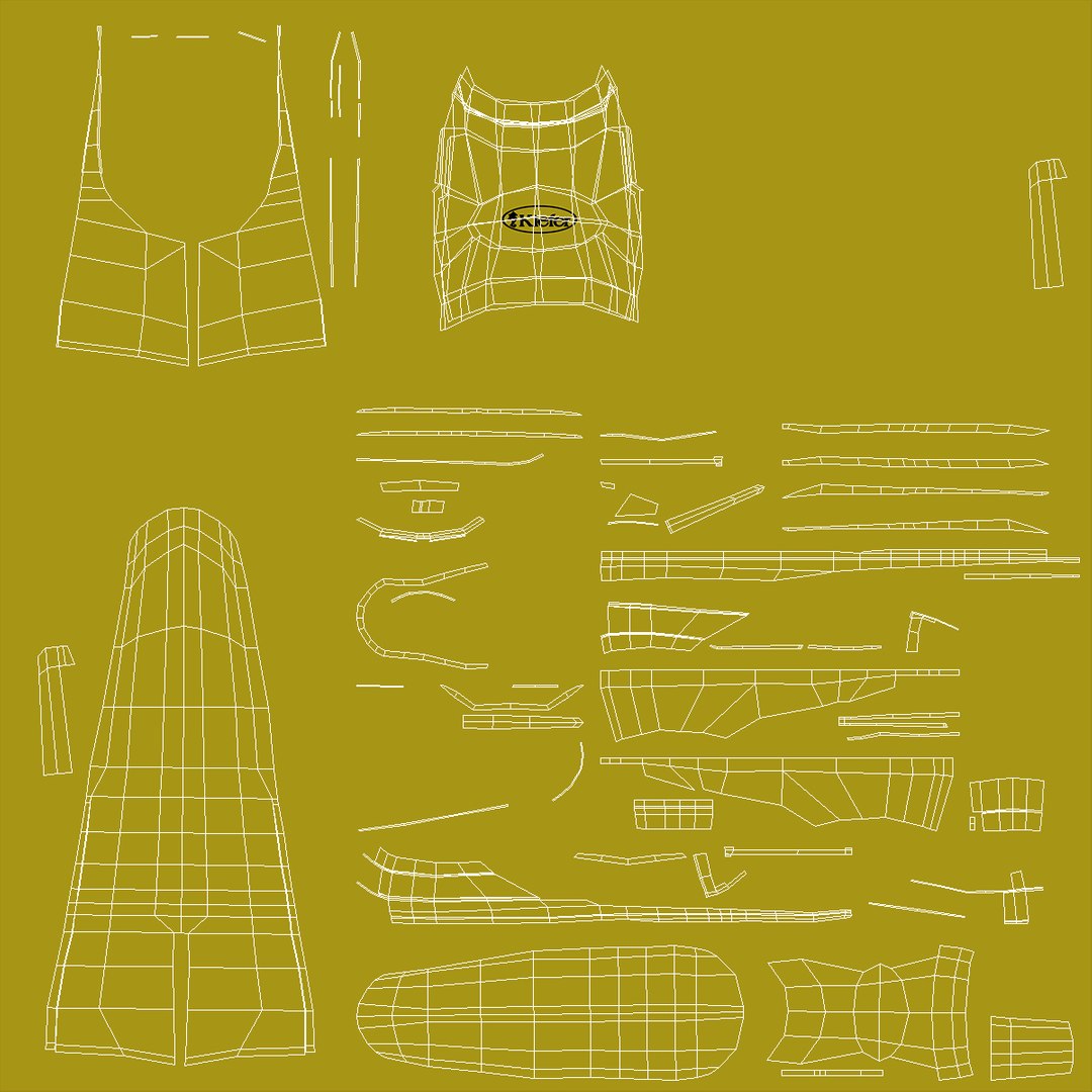 3D Klefer Short Blade Swim Fins(1) - TurboSquid 2134638