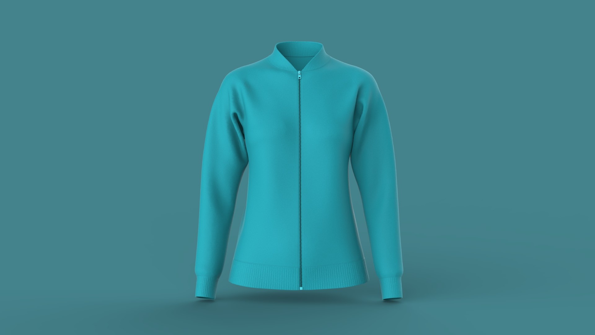 3D Raglan Fashion Casual Slim Sports Rib Jacquard Zipper Jacket ...