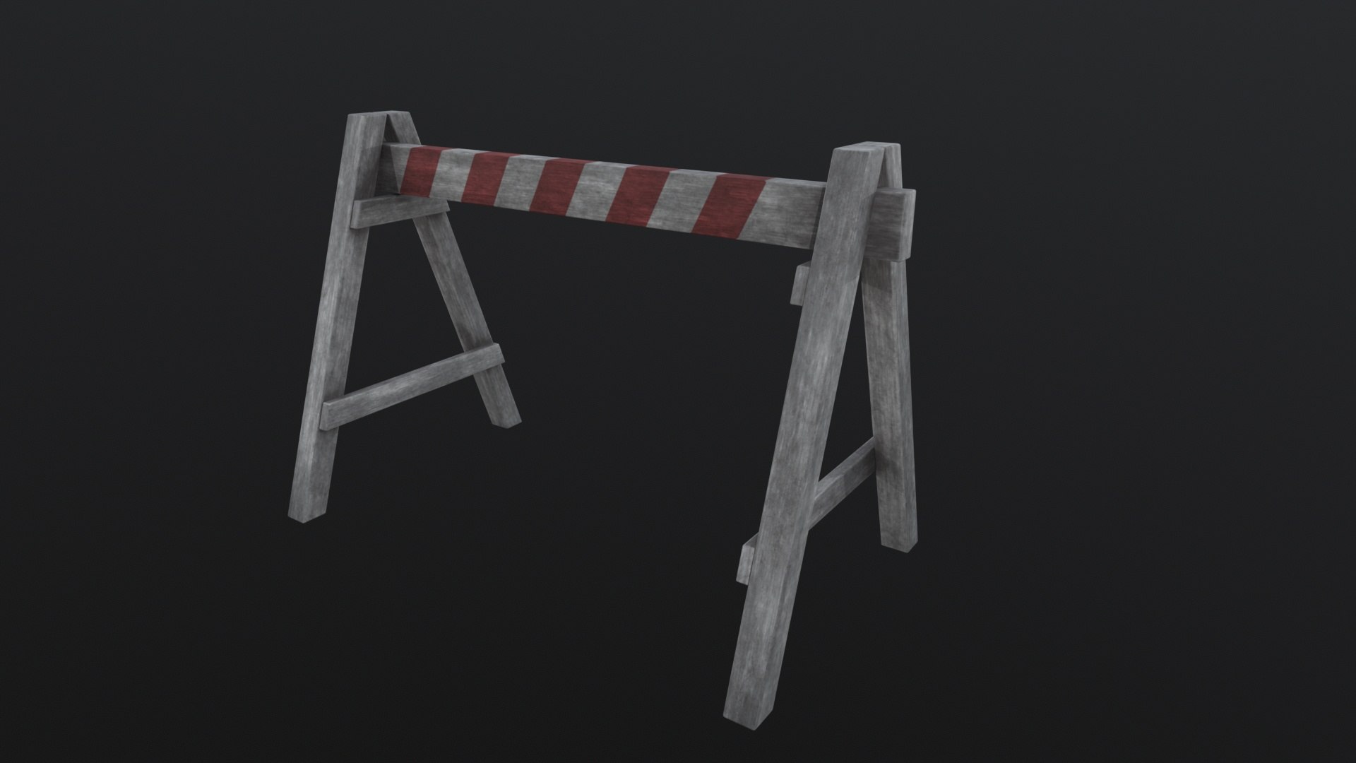 3D Model Wood Barricade - TurboSquid 2152737