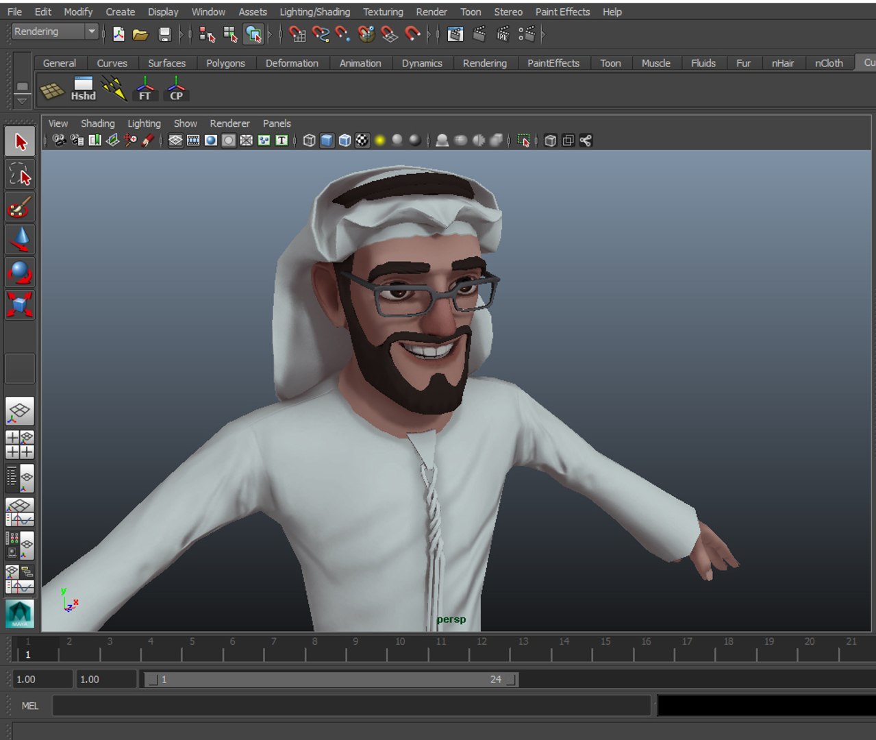 3D arabian character games - TurboSquid 1304903