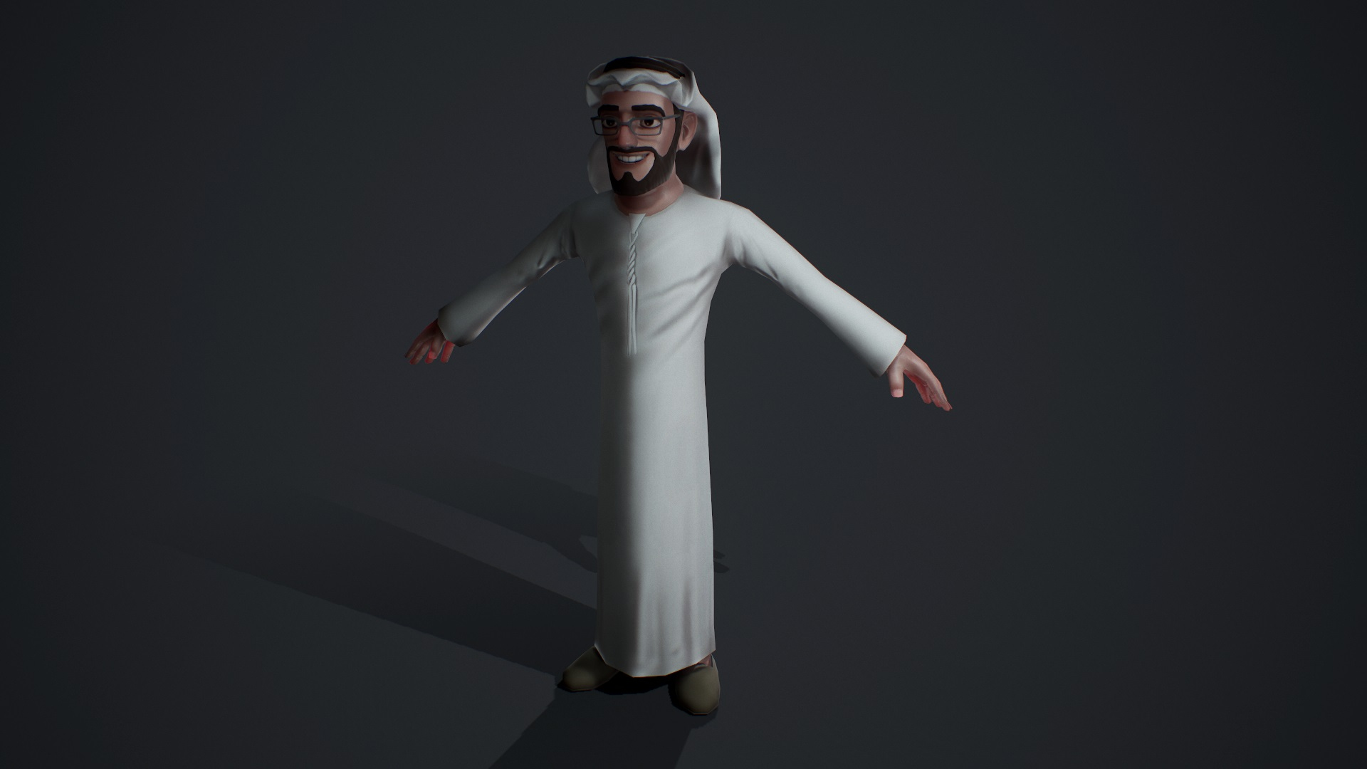 3D arabian character games - TurboSquid 1304903