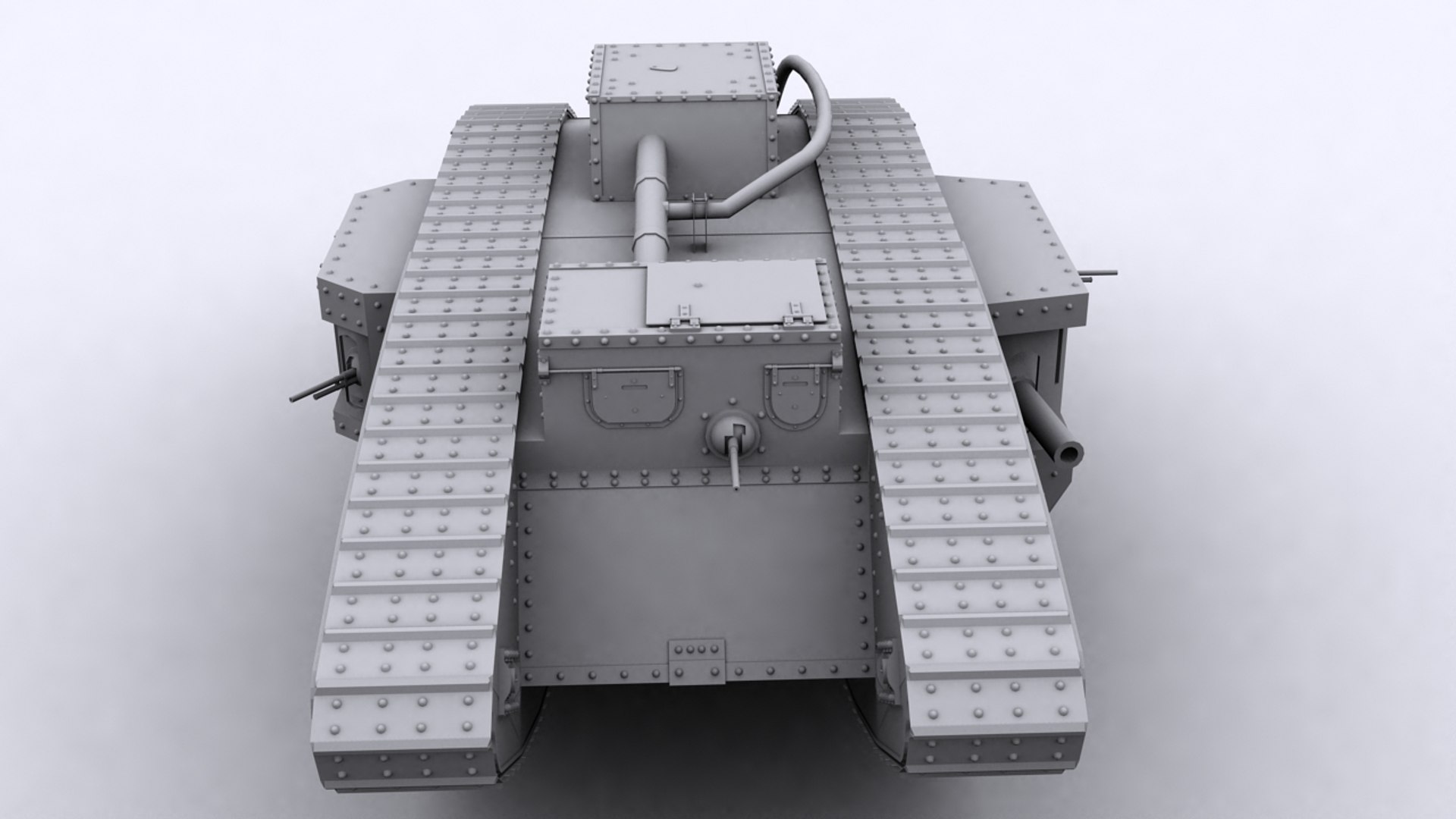 3d Model British Mark V