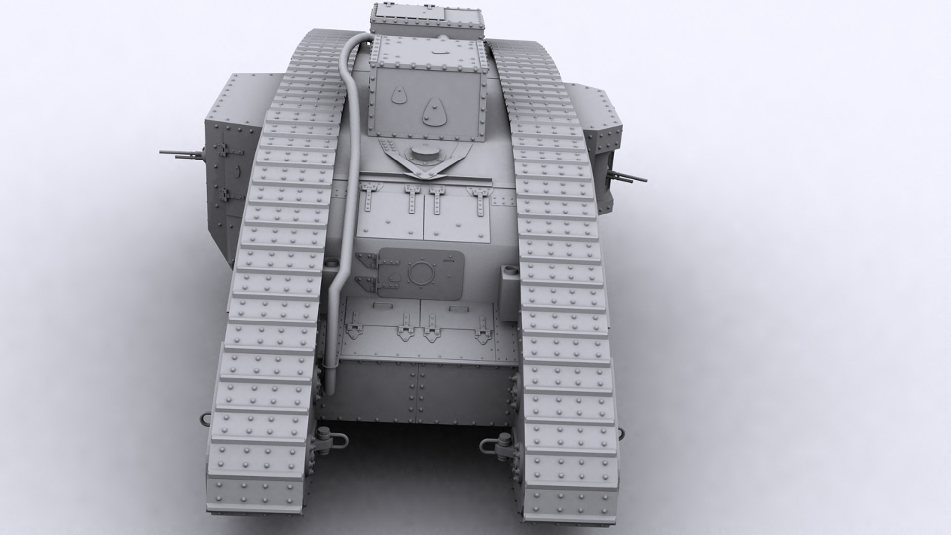 3d Model British Mark V