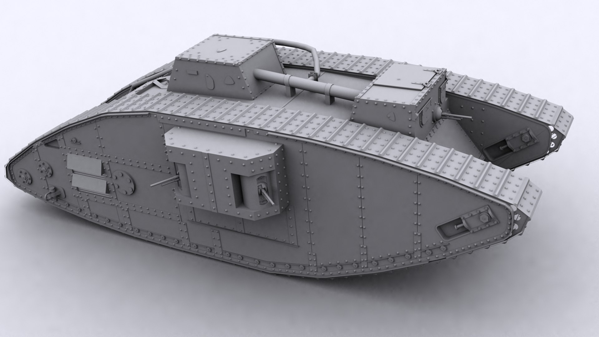 3d Model British Mark V