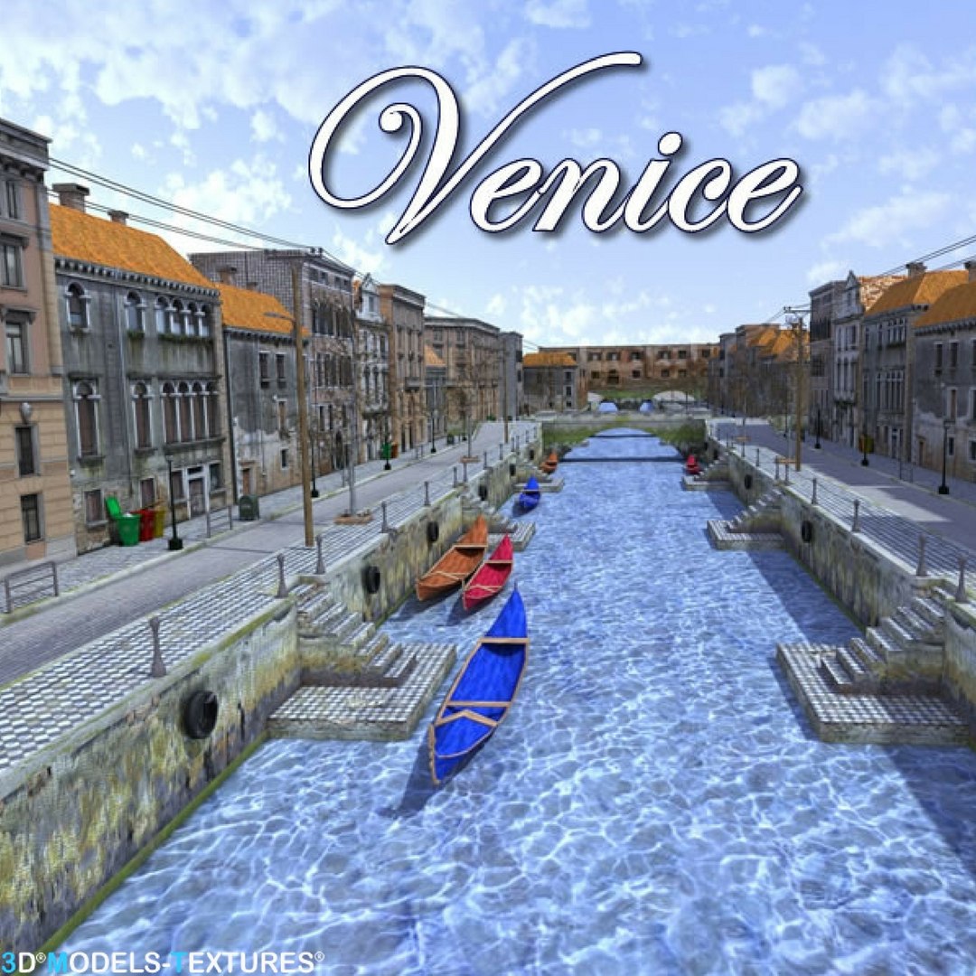 3D Venice City Model - TurboSquid 1209532