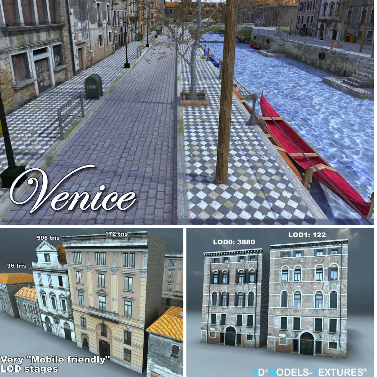 3D venice city model - TurboSquid 1209532